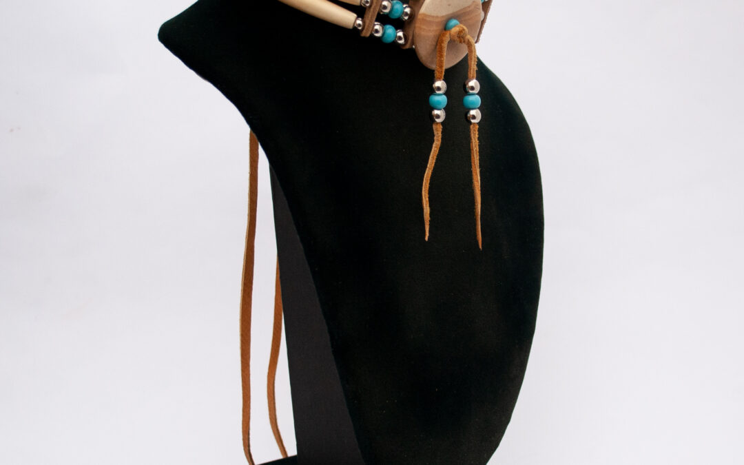 Collier Ras du Cou Os de Bison|Wilde Ones London