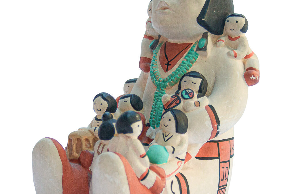 Traditional Navajo Storyteller Pottery-3|Wilde Ones London